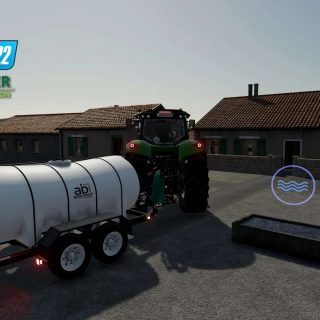 Concrete Fountain v1.0.0.1 FS22 Mod | Farming Simulator 22 Mod