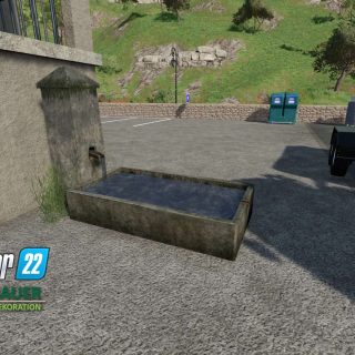 Concrete Fountain v1.0.0.1 FS22 Mod | Farming Simulator 22 Mod