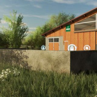 Concrete Manure Storage v1.0 FS22 Mod | Farming Simulator 22 Mod