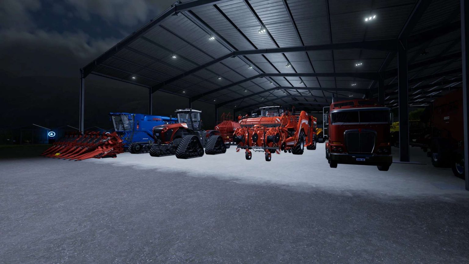Easyshed 3 with lights V1.0 FS22 Mod | Farming Simulator 22 Mod