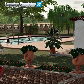 THE GODFATHER Mansion V1.0 FS22 Mod | Farming Simulator 22 Mod