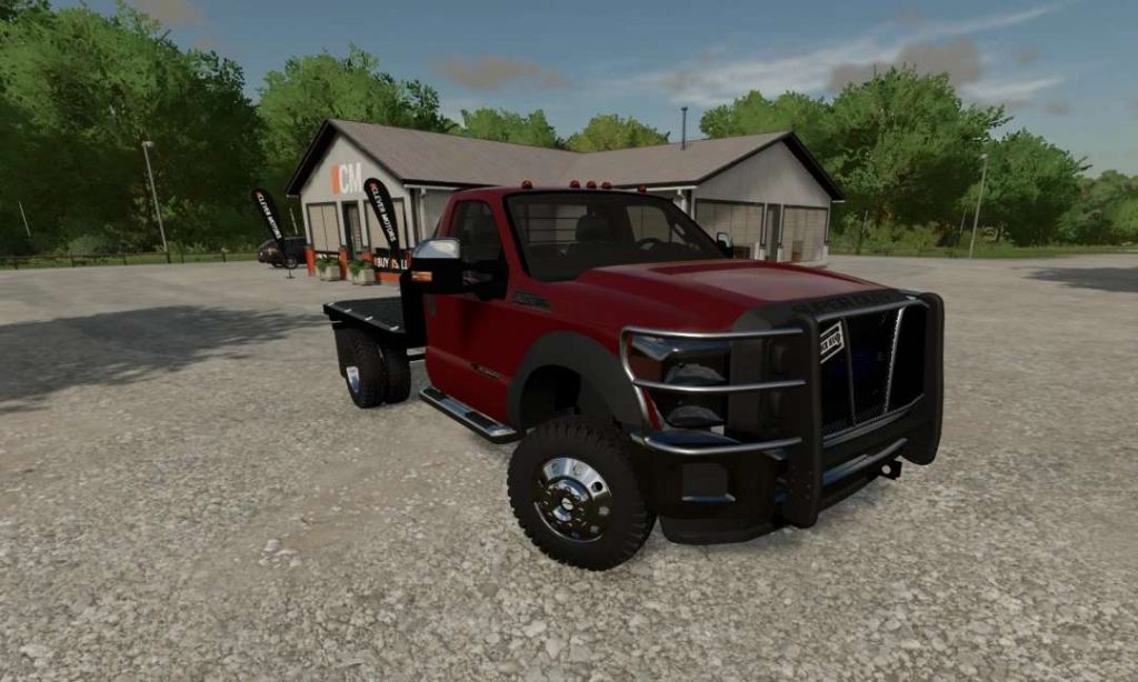 F550 Flatbed v1.0 FS22 Mod | Farming Simulator 22 Mod