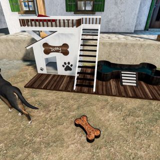 Fancy Dog House V1.0 FS22 Mod | Farming Simulator 22 Mod