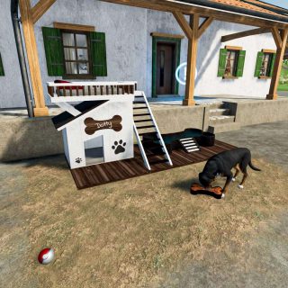 Fancy Dog House V1.0 FS22 Mod | Farming Simulator 22 Mod