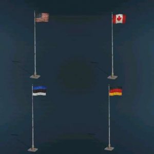 Flags Pack v1.0 FS22 Mod | Farming Simulator 22 Mod