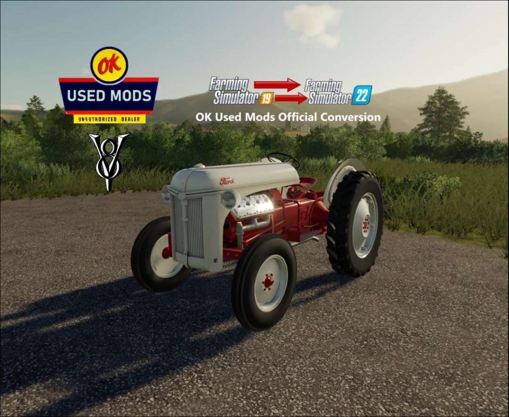 Ford 8N V8 Awesome Henry v1.0 FS22 Mod | Farming Simulator 22 Mod