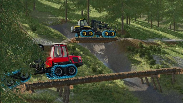 Forestry Bridge Pack v1.0 FS22 Mod | Farming Simulator 22 Mod