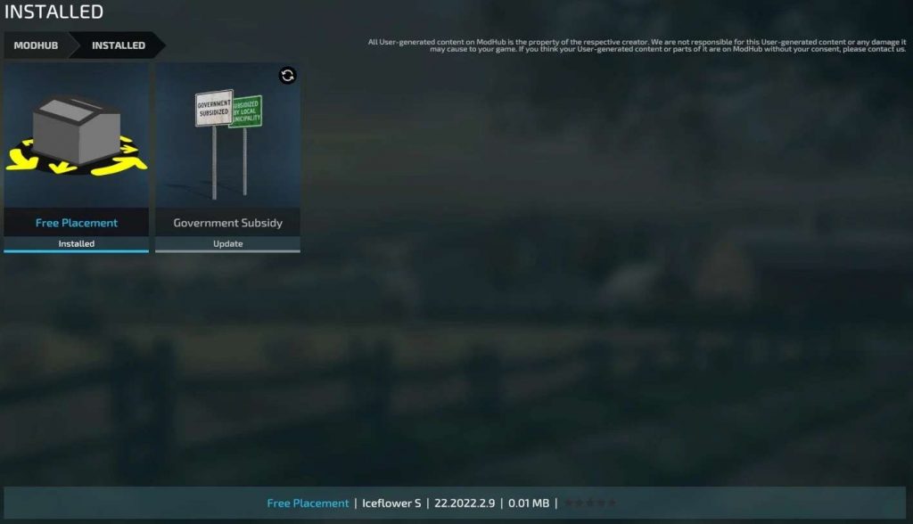 Free Placement v1.0 FS22 Mod | Farming Simulator 22 Mod