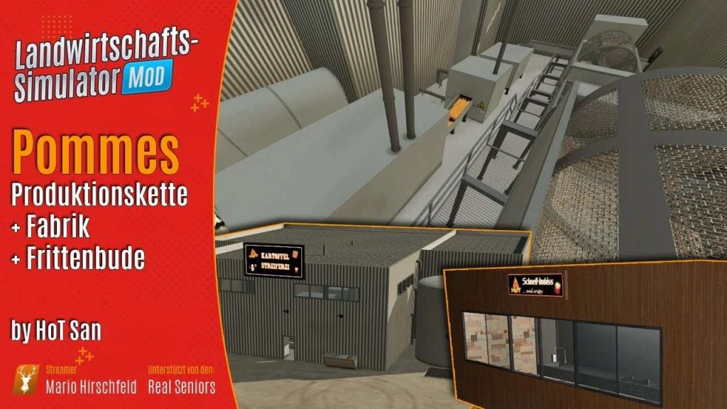 Fries Factory v1.0 FS22 Mod | Farming Simulator 22 Mod