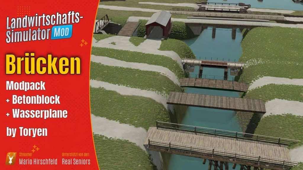 Bridge Mod Pack v1.0 FS22 Mod | Farming Simulator 22 Mod