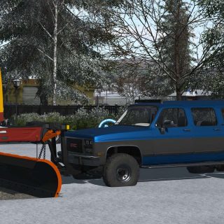 GMC Suburban 1989 v.2.1 FS22 Mod | Farming Simulator 22 Mod