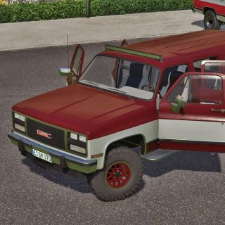 GMC Suburban 1989 v.2.1 FS22 Mod | Farming Simulator 22 Mod