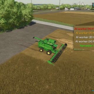 Harvester Fill Monitor v1.0 FS22 Mod | Farming Simulator 22 Mod