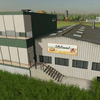 Industrial Bakery v1.0 FS22 Mod | Farming Simulator 22 Mod