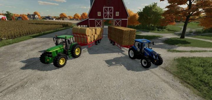 REITNOUR BIG BUBBA FLATBED V1.1.0.2 FS22 - Farming Simulator 22 Mod ...