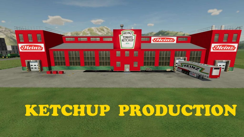Ketchup Production v1.0.0.1 FS22 Mod | Farming Simulator 22 Mod