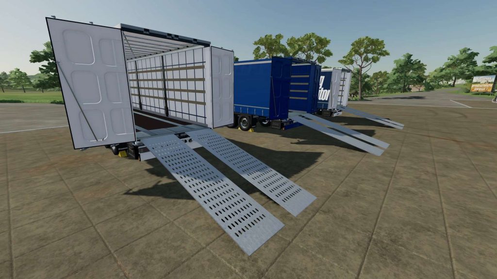Krone Profi LIner with Ramps v1.0 FS22 Mod | Farming Simulator 22 Mod