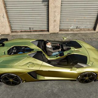 Lamborghini Aventador J V1.0 FS22 Mod | Farming Simulator 22 Mod