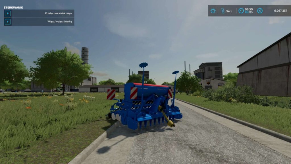Lemken Saphir8 seed drill v1.1 FS22 Mod | Farming Simulator 22 Mod
