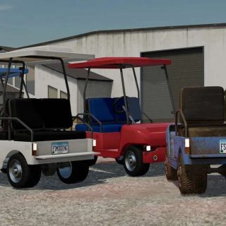 Lizard Golf Cart v1.0 FS22 Mod | Farming Simulator 22 Mod