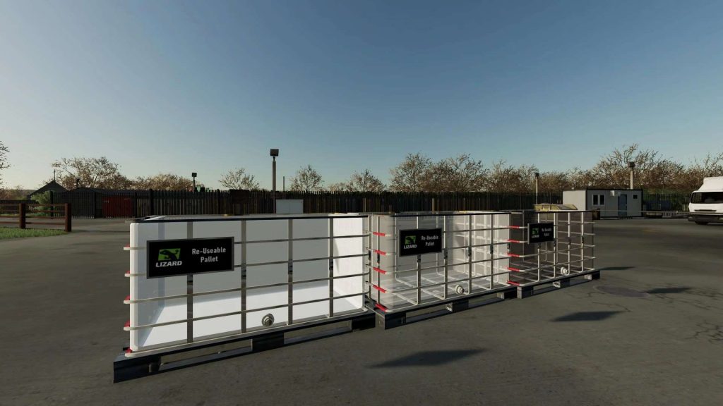 Lizard Re-Useable Pallets v1.0 FS22 Mod | Farming Simulator 22 Mod