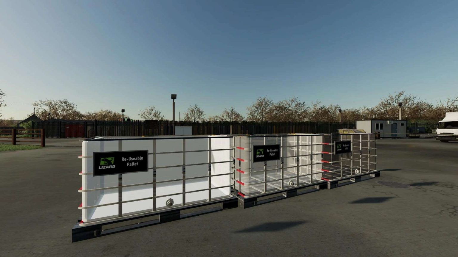 Lizard Re-Useable Pallets v1.0 FS22 Mod | Farming Simulator 22 Mod