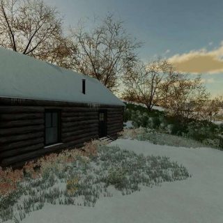 Log Cabin (Farmhouse) v1.0 FS22 Mod | Farming Simulator 22 Mod
