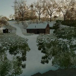 Log Cabin (Farmhouse) v1.0 FS22 Mod | Farming Simulator 22 Mod