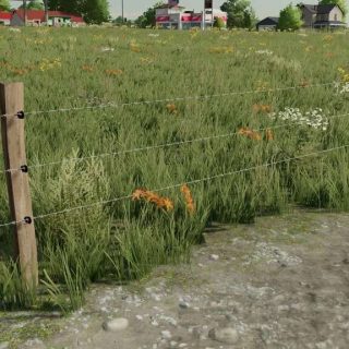 Meadow Fence Pack v1.0 FS22 Mod | Farming Simulator 22 Mod