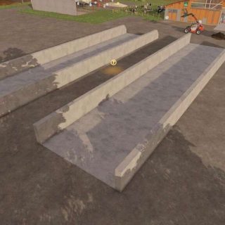 Medium Bunker Silo Set v1.0 FS22 Mod | Farming Simulator 22 Mod