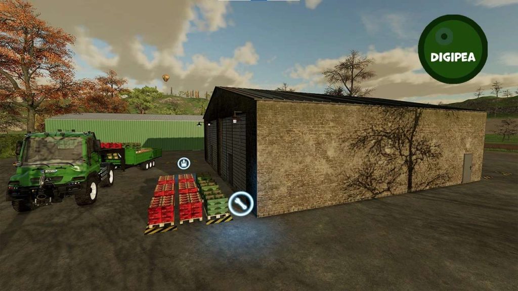 Pallet Storage Warehouse v1.0 FS22 Mod | Farming Simulator 22 Mod