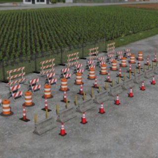 Placeable Construction Signs v1.0 FS22 Mod | Farming Simulator 22 Mod