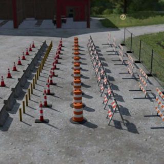 Placeable Construction Signs v1.0 FS22 Mod | Farming Simulator 22 Mod