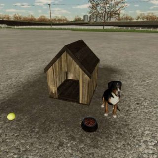 Placeable Doghouse v1.0 FS22 Mod | Farming Simulator 22 Mod
