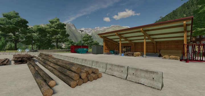 Placeable Buildings Pack v1.0 FS22 - Farming Simulator 22 Mod | FS22 mod