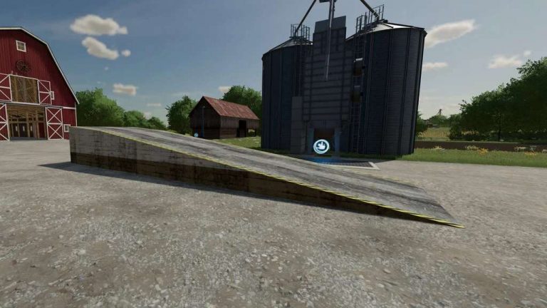 Placeable Ramp v1.0.1 FS22 Mod | Farming Simulator 22 Mod