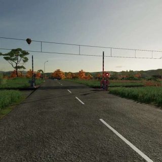 Railroad Crossing Addon v1.0 FS22 Mod | Farming Simulator 22 Mod
