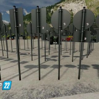 Road Sign Pack v1.0.0.1 FS22 Mod | Farming Simulator 22 Mod