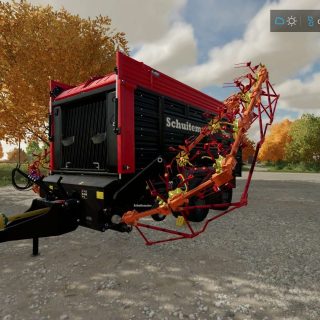 Schuitemaker 22m Windrow v1.0 FS22 Mod | Farming Simulator 22 Mod