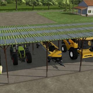 Shed Solar Panels v1.0 FS22 Mod | Farming Simulator 22 Mod