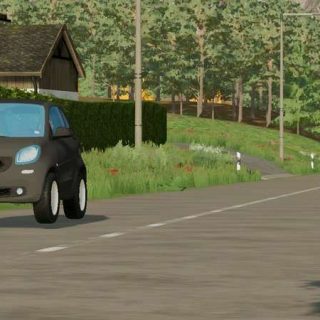 Smart Fortwo Electric v1.0 FS22 Mod | Farming Simulator 22 Mod