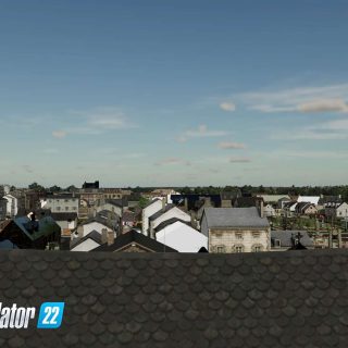 City under Ferté MAP v1.0 FS22 Mod | Farming Simulator 22 Mod