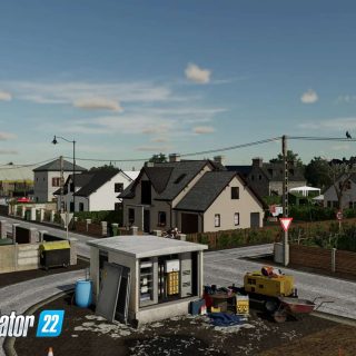 City under Ferté MAP v1.0 FS22 Mod | Farming Simulator 22 Mod