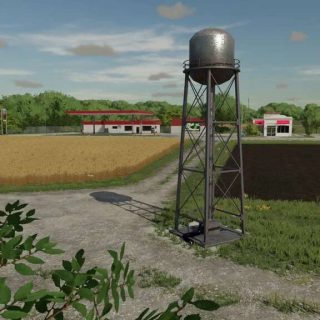 WaterTower v1.0 FS22 Mod | Farming Simulator 22 Mod