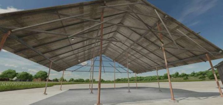 Beef Shed v1.0 FS22 - Farming Simulator 22 Mod | FS22 mod