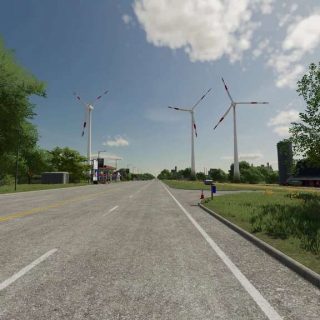 Wind Turbine Package v1.0 FS22 Mod | Farming Simulator 22 Mod