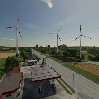 Wind Turbine Package v1.0 FS22 Mod | Farming Simulator 22 Mod