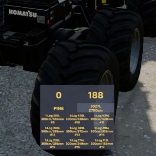 Wood Harvester Measurement v1.0.0.3 FS22 Mod | Farming Simulator 22 Mod