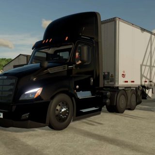2022 Freightliner Cascadia Day Cab v1.0 FS22 Mod | Farming Simulator 22 Mod