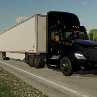 2022 Freightliner Cascadia Day Cab v1.0 FS22 Mod | Farming Simulator 22 Mod